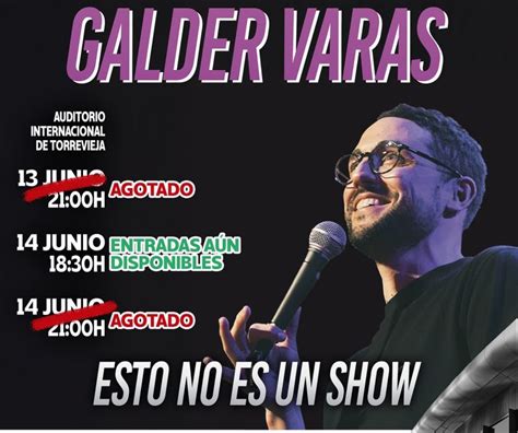 Fin De Semana De Risas Asegurado Con El Cómico Galder Varas En Torrevieja
