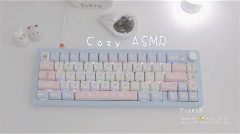 ⋆⁺₊⋆ ☾⋆⁺₊⋆ Cozy Typing Asmr Epomaker 🍋lemon Switch And Haimu Mp Tactile