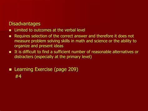 Ppt Constructing Objective Test Items Multiple Choice Forms Powerpoint Presentation Id5488075