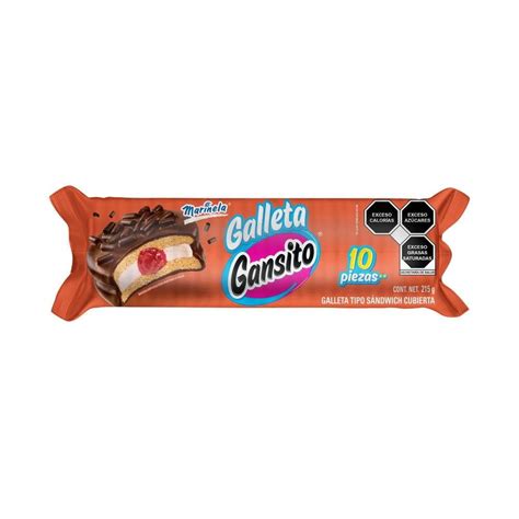 Galletas Marinela Gansito 1 Paquete Con 10 Pzas Walmart En Línea