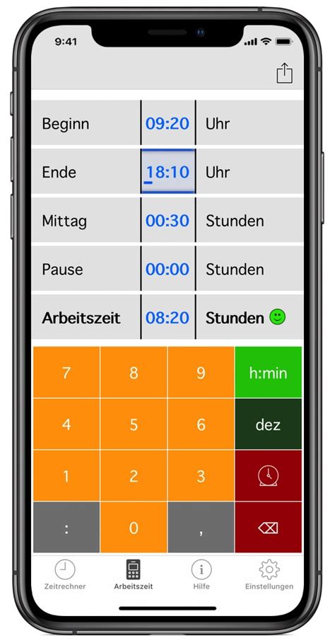 Zeitrechner App
