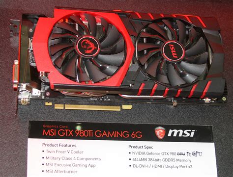 Computex Gtx Ti Chez Msi Dont Une Gaming Cartes Graphiques Hardware Fr