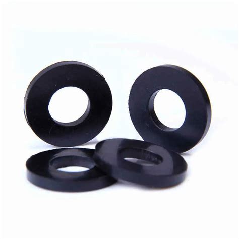 Black Washers 85 Piece Rubber Washers Assortment Kit Metric M3 M4 M5