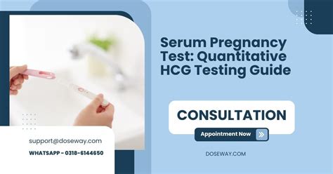 Serum Pregnancy Test Quantitative Hcg Testing Guide