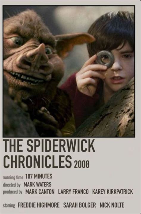 The Spiderwick Chronicles Movie Poster In 2025 Good Movies To Watch