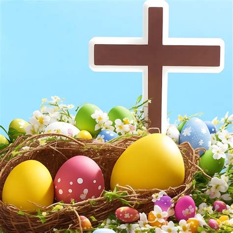 Premium Ai Image Social Media Happy Easter For Christianity In