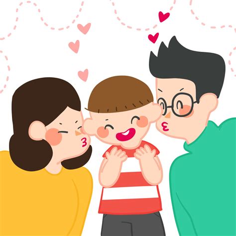 엄마 아빠 뽀뽀를 더하면