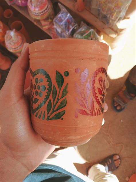 Hand Made Natural Mud Glass