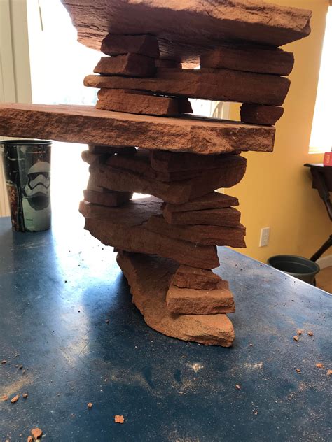 Building A Retes Stack Out Of Sandstone Slate For An Ackie How Big Do
