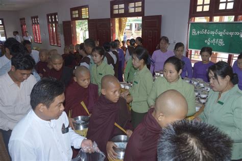 စဉ့်ကိုင်မြို့နယ်တွင် ဆရာတော်သံဃာတော်၁၀၈ပါးအား ဆွမ်း ဆွမ်းဟင်း၊ ဆွမ