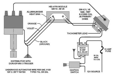How To Wire A Chevy 350 Hei Distributor Step By Step Diagram