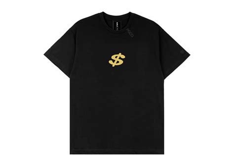 Cotton Series Classic Rich Black Gold Tee Pgco
