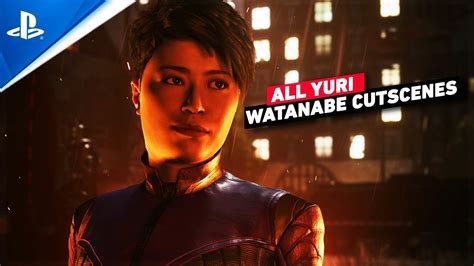 Marvels Spider Man 2 Ps5 All Yuri Watanabe Wraith Cutscenes [4k
