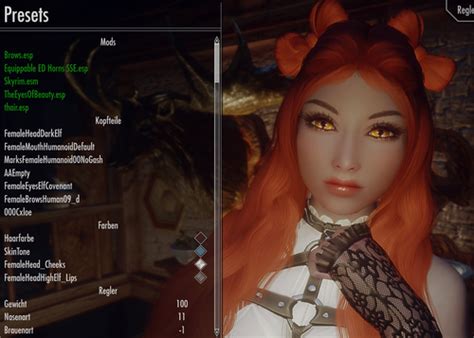 Skyrim Se Racemenu Presets Pack 2021 By Engeljess23 Regular Mods