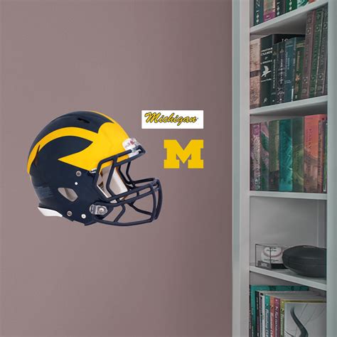 Michigan Wolverines Realbig Helmet Collection Official Ncaa Reus