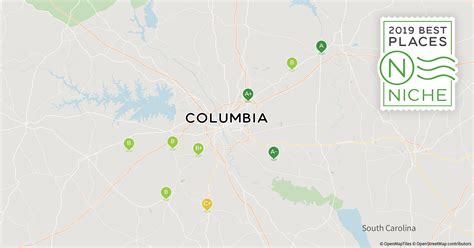 Columbia Zip Code Map
