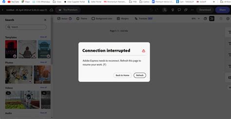 Adobe Express Connection Interrupted Adobe Product Community 14666240
