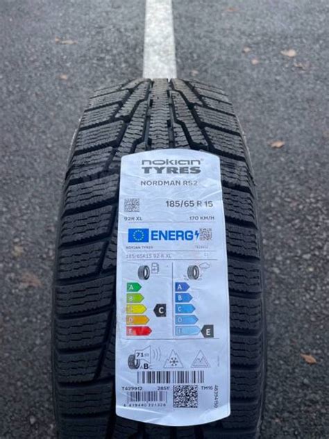 Nokian Nordman RS2, 185/65 R15 92R, 15", 5 шт, в наличии, 185 мм, 65 % ...