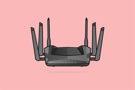 Modem Internet Router Technology Device Vector Illustration Technology Object Icon Concept