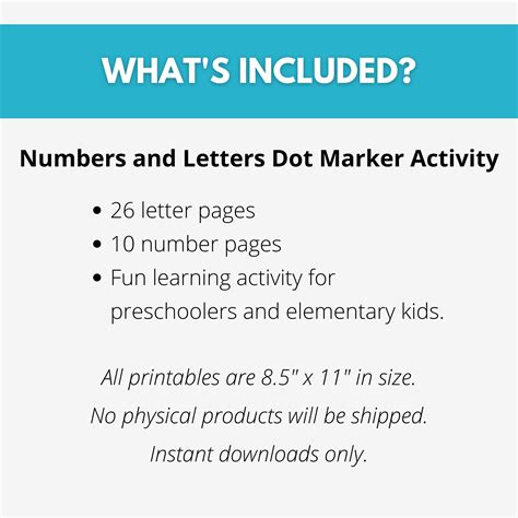 Dot Marker Letters Numbers Printable Dab Marker ABC And Activity Dot Marker Art Activity