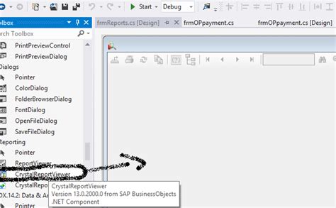 Displaying A Crystal Report Using C Stack Overflow