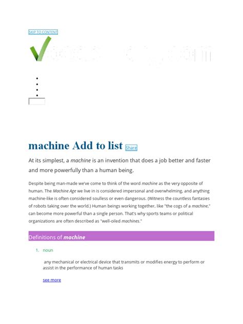 We Use Machines In Our Day To Day Life To Make Our Life Easier