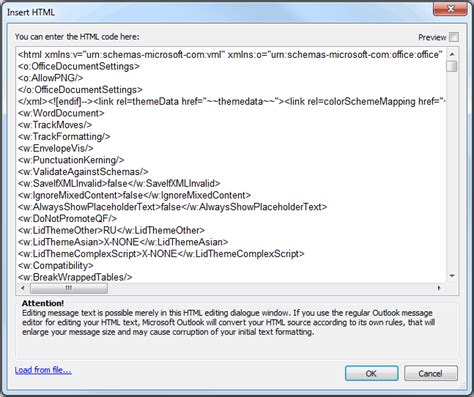 How To Write Html Code In Outlook Email