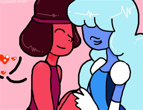 Ruby And Sapphire By Hannah Bishi On DeviantArt