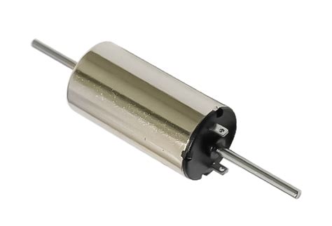 Micro 12V Coreless DC Motor Dual Shaft 8mm Diameter RIC MOTOR