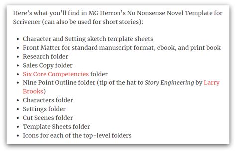 Scrivener Templates You Can Use Download Here