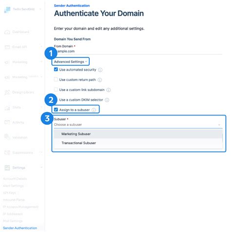 How To Set Up Domain Authentication Sendgrid Docs Twilio