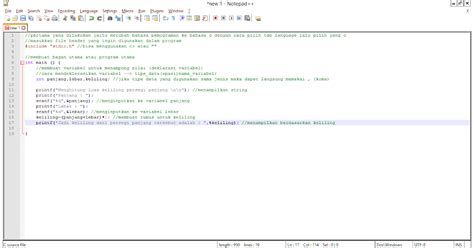 Program Menghitung Keliling Persegi Panjang Tutorial ~ Jaringan