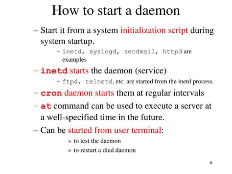 Ppt Daemon Processes Powerpoint Presentation Free Download Id4325221