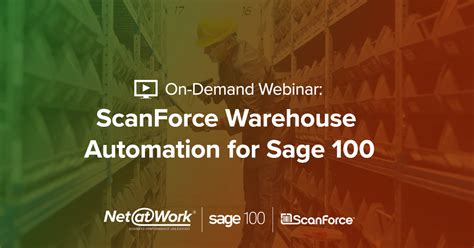 Scanforce Warehouse Automation For Sage 100 Inventory Management