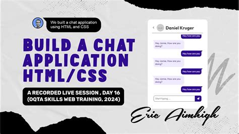 Day 16 Build A Chat Application Using Html Css Javascript And Php With Source Code Youtube
