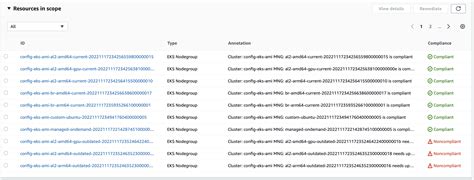 Monitoring Version Compliance Of Amazon Elastic Kubernetes Service By