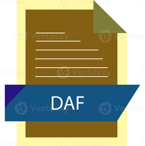 Daf File Format Icon Modern Design 66500099 Png