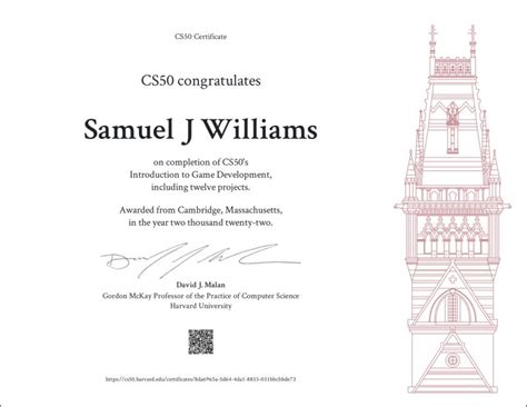 sam williams on linkedin cs50 gamedev harvarduniversity unity3d