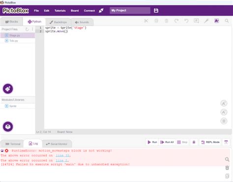 Pictoblox Python Troubleshooting Stempedia Education