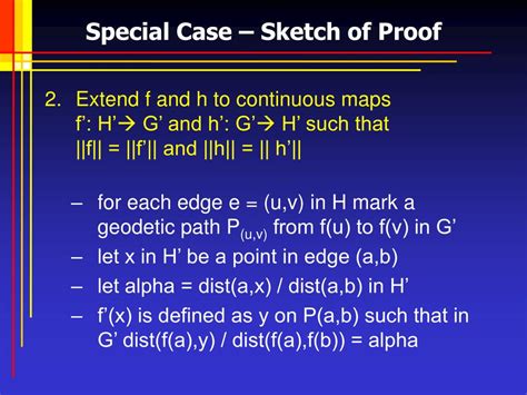 Ppt Lower Bounds On The Distortion Of Embedding Finite Metric Spaces In Graphs Powerpoint