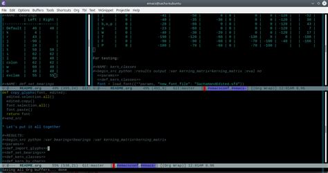 Having Fun Kerning Using Org Mode And Fontforge Sacha Chua