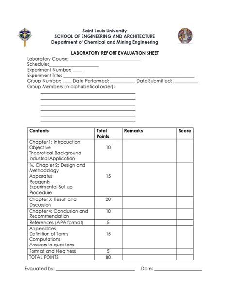 chem 1221l format lab report pdf laboratories data