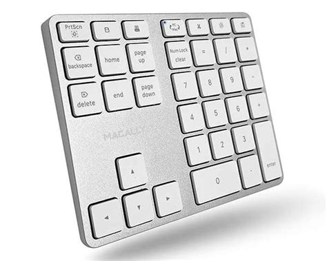 Macally Aluminum Bluetooth Keypad With 35 Keys Gadgetsin