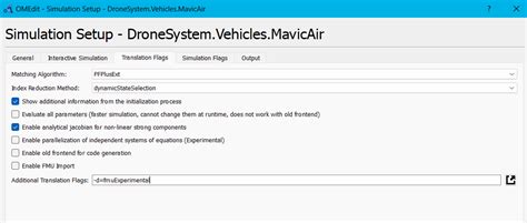 Openmodelica Enabling Experimental Features In Exported Fmus