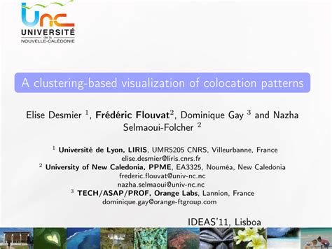 Pdf A Clustering Based Visualization Of Colocation Patterns