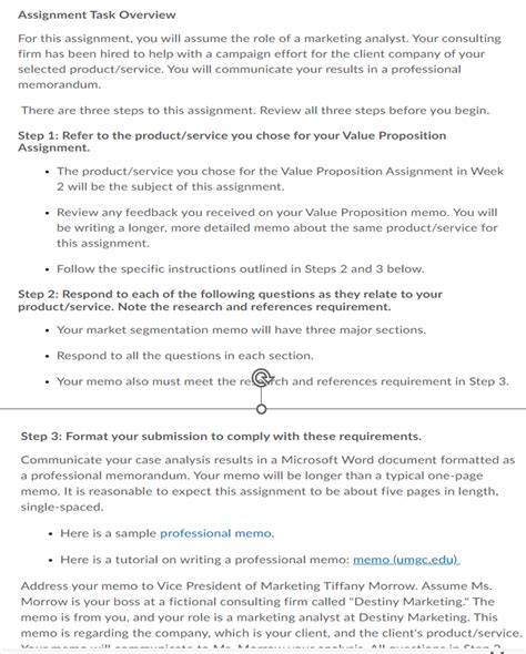 Solved Assignment Task OverviewFor This Assignment You Will Chegg