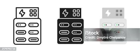 보조 배터리 공유 아이콘입니다 전기 장치 충전소 벡터 그림 파워 뱅크 공유 비즈니스 앱 픽토그램 휴대용 장치 무선 충전 기호입니다 전자 기술 기호를 재충전하십시오 Usb