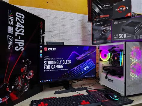 Ryzen Gaming Pc Set Computers Tech Desktops On Carousell