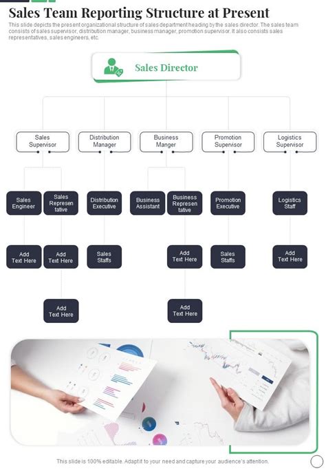 Sales Team Reporting Structure At Present Sales Playbook Template One