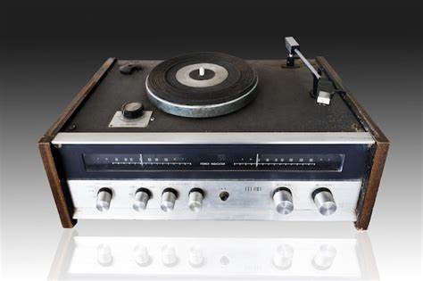 Premium Photo Close Up Of Audio Equipment On Table